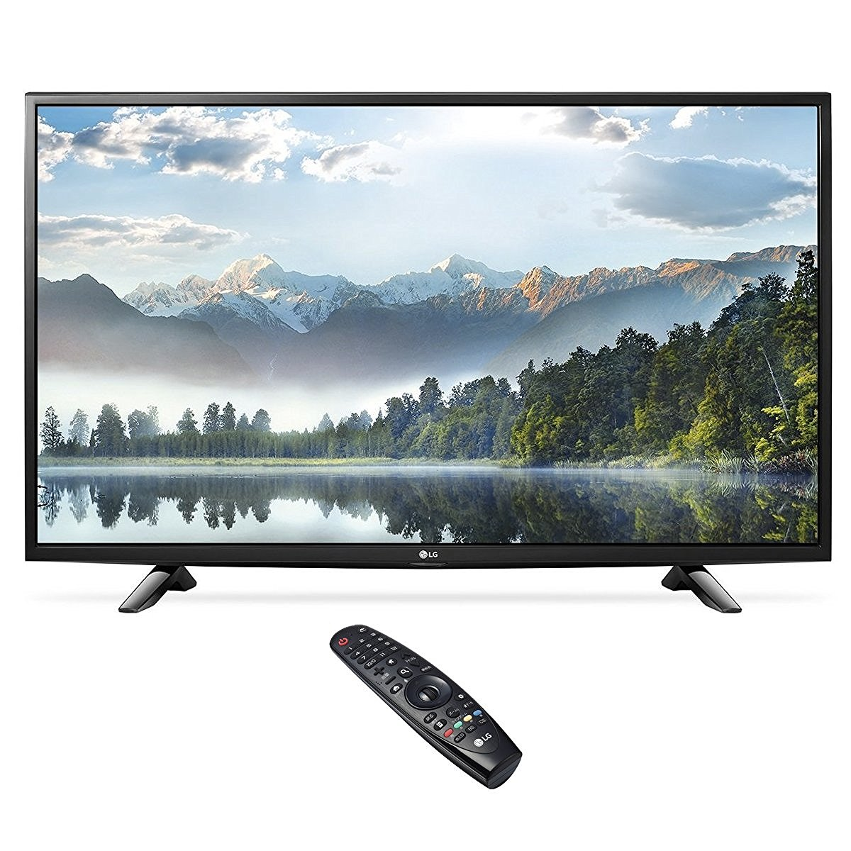 LGの 43V型 液晶テレビ IPS 4Kパネル Wi-Fi内蔵 43UH6100 + LG マジックリモコン AN-MR650 が特選タイム ...